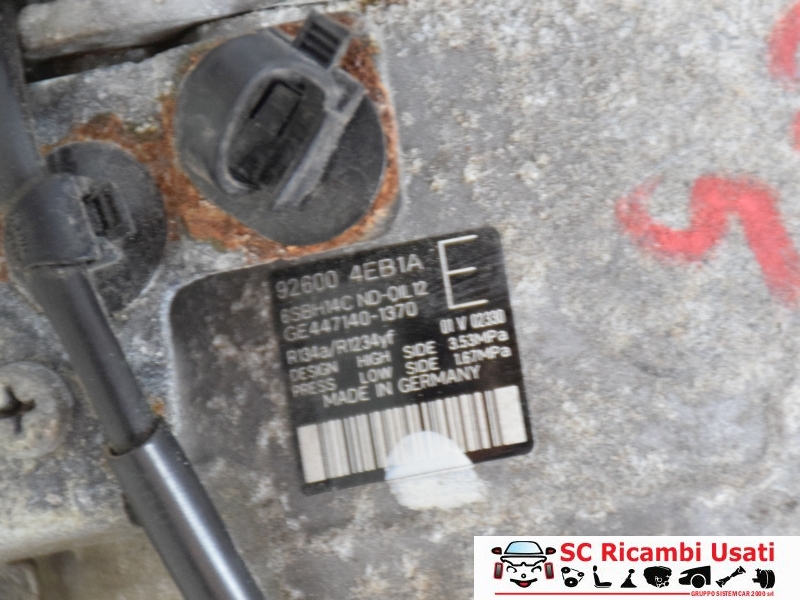 Compressore Aria Condizionata Renault Clio 5 1.2 926004EB1A | SC ...